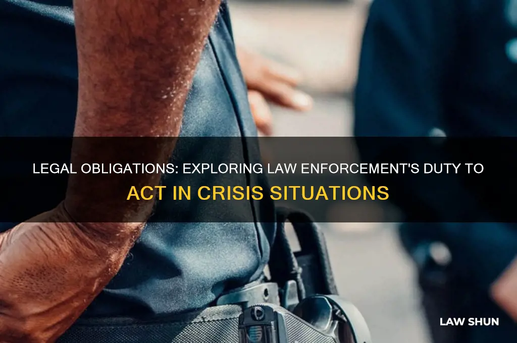 Legal Obligations: Exploring Law Enforcement's Duty To Act In Crisis ...