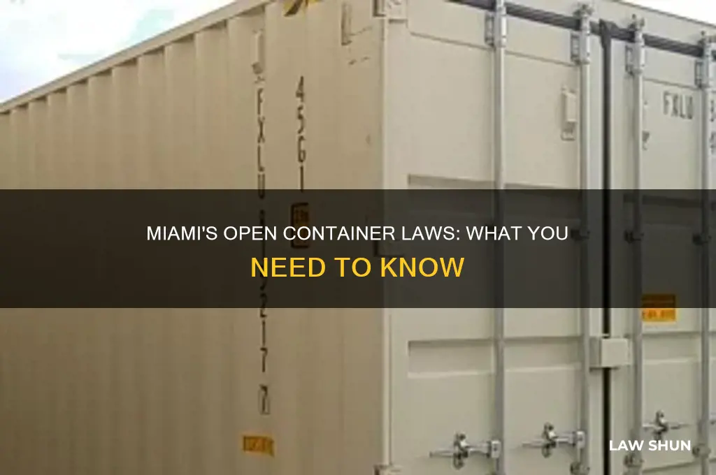 Miami's Open Container Laws: What You Need To Know | LawShun
