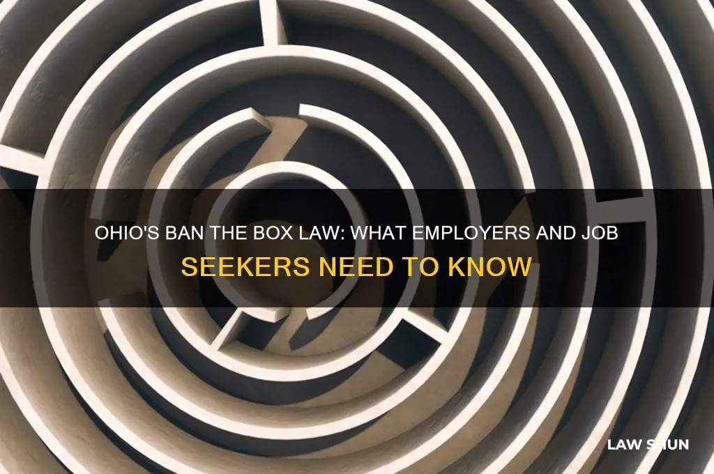 Ohio's Ban The Box Law: What Employers And Job Seekers Need To Know ...