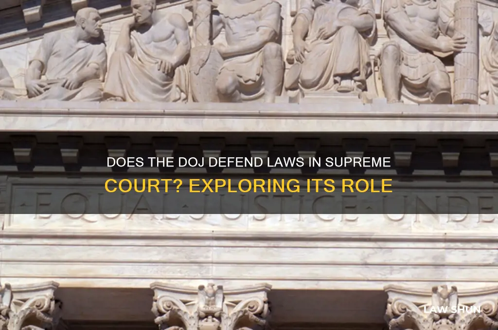 Does The Doj Defend Laws In Supreme Court? Exploring Its Role | LawShun