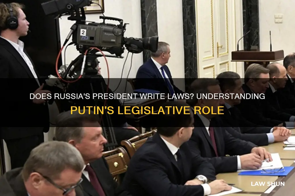 Does Russia's President Write Laws? Understanding Putin's Legislative ...