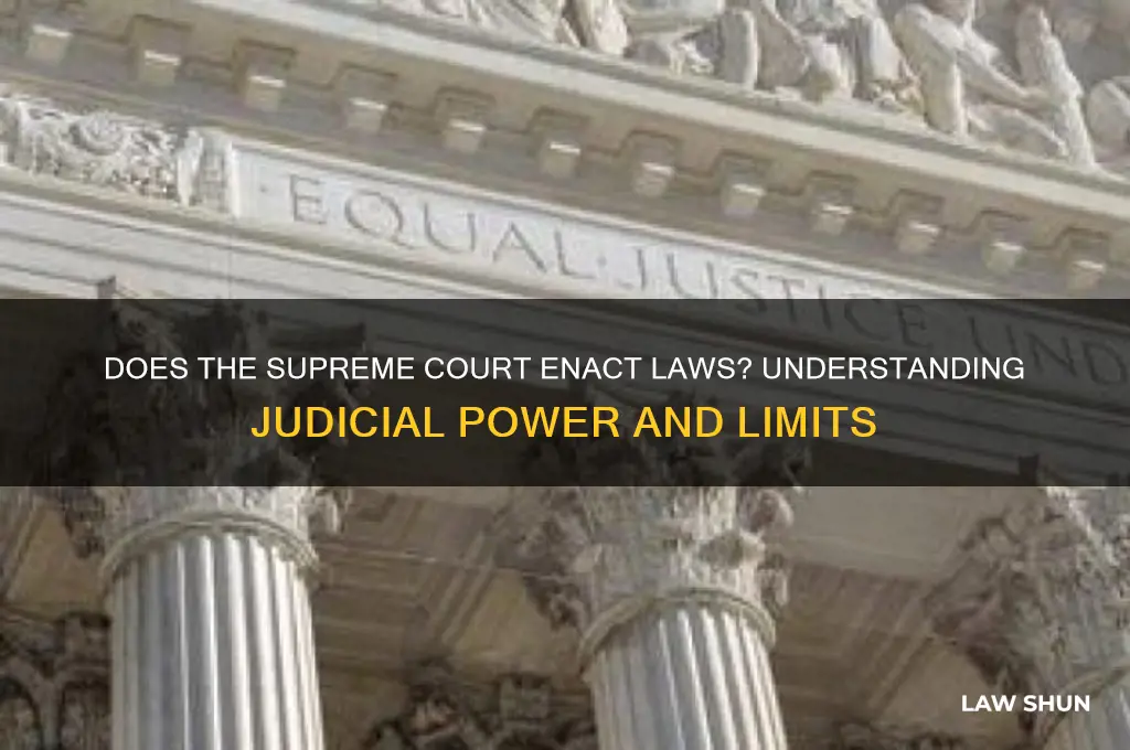 Does The Supreme Court Enact Laws? Understanding Judicial Power And ...
