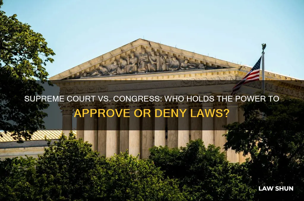 Supreme Court Vs. Congress: Who Holds The Power To Approve Or Deny Laws ...