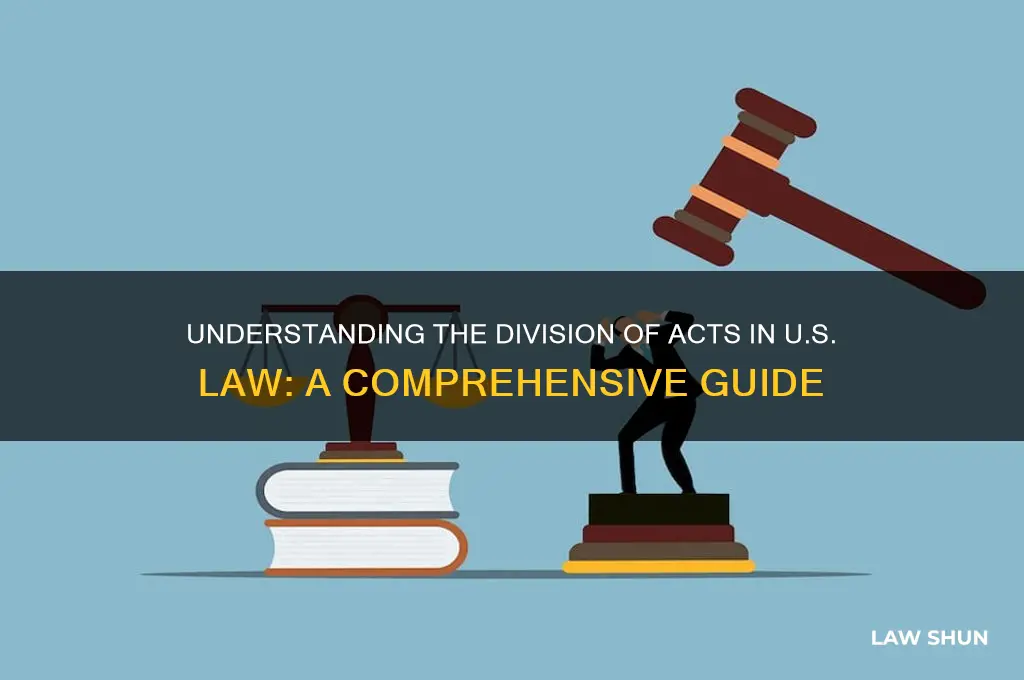 Understanding The Division Of Acts In U.S. Law: A Comprehensive Guide ...