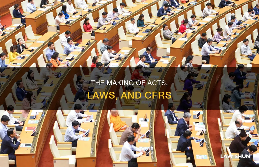 The Making Of Acts, Laws, And Cfrs | LawShun