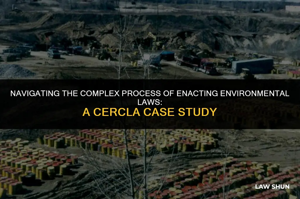 Navigating The Complex Process Of Enacting Environmental Laws: A Cercla ...