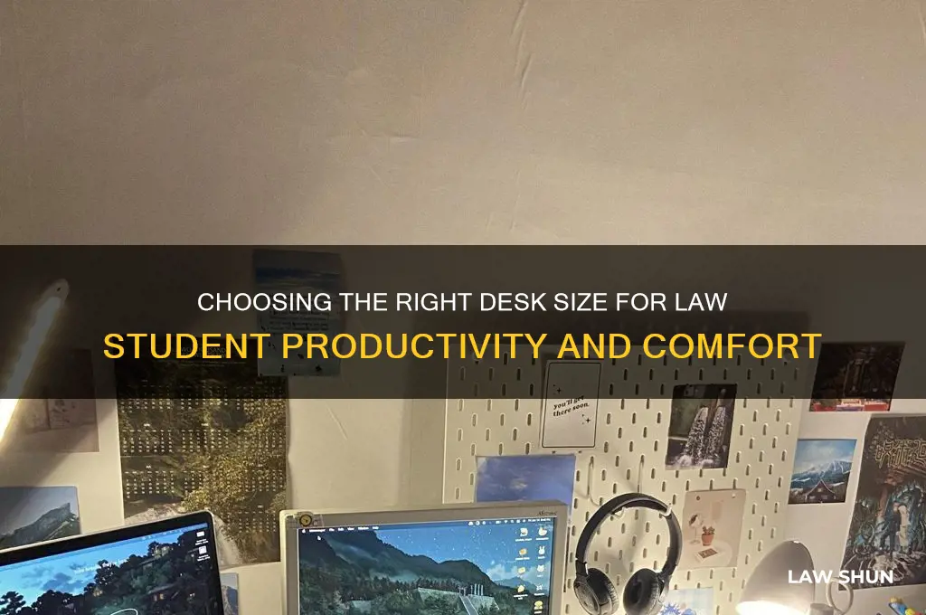 Choosing The Right Desk Size For Law Student Productivity And Comfort ...