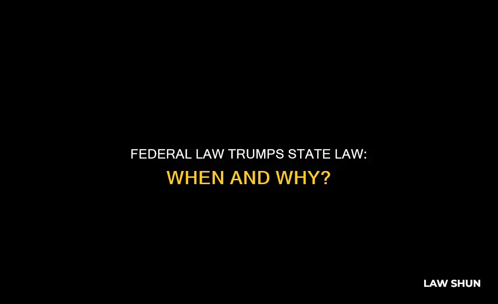 Federal Law Trumps State Law: When And Why? | LawShun