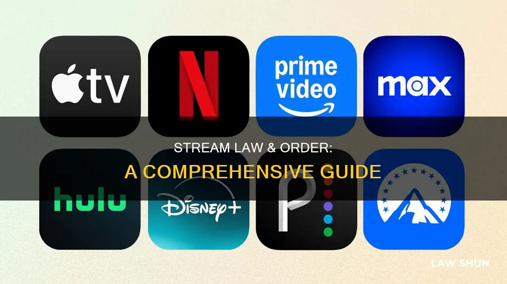 Stream Law & Order: A Comprehensive Guide | LawShun
