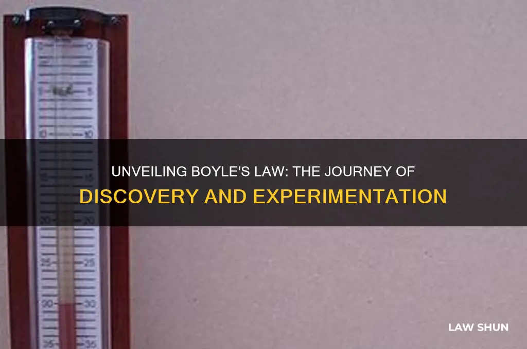 Unveiling Boyle's Law: The Journey Of Discovery And Experimentation ...