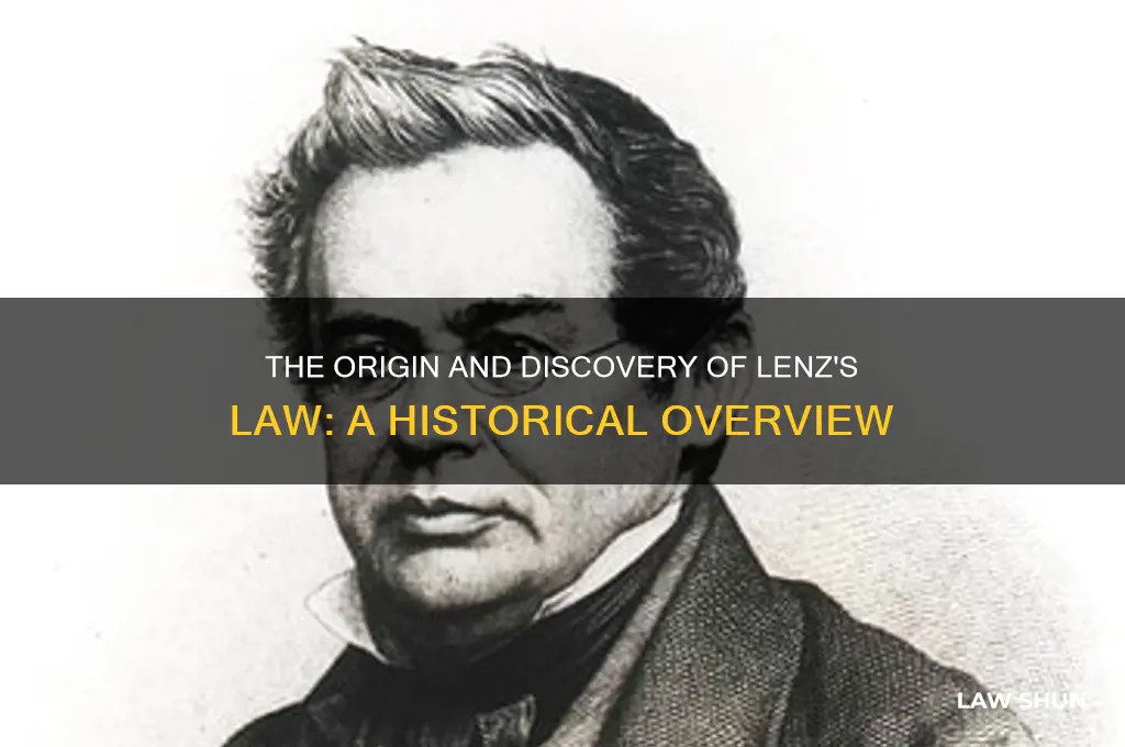 The Origin And Discovery Of Lenz's Law: A Historical Overview | LawShun