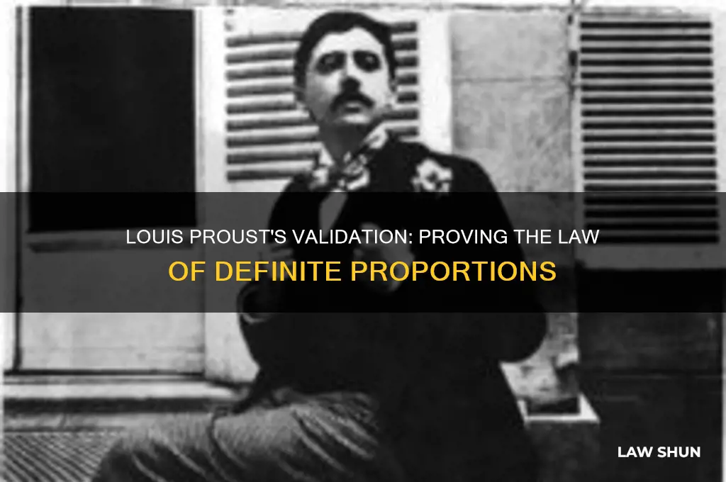 Louis Proust's Validation: Proving The Law Of Definite Proportions ...