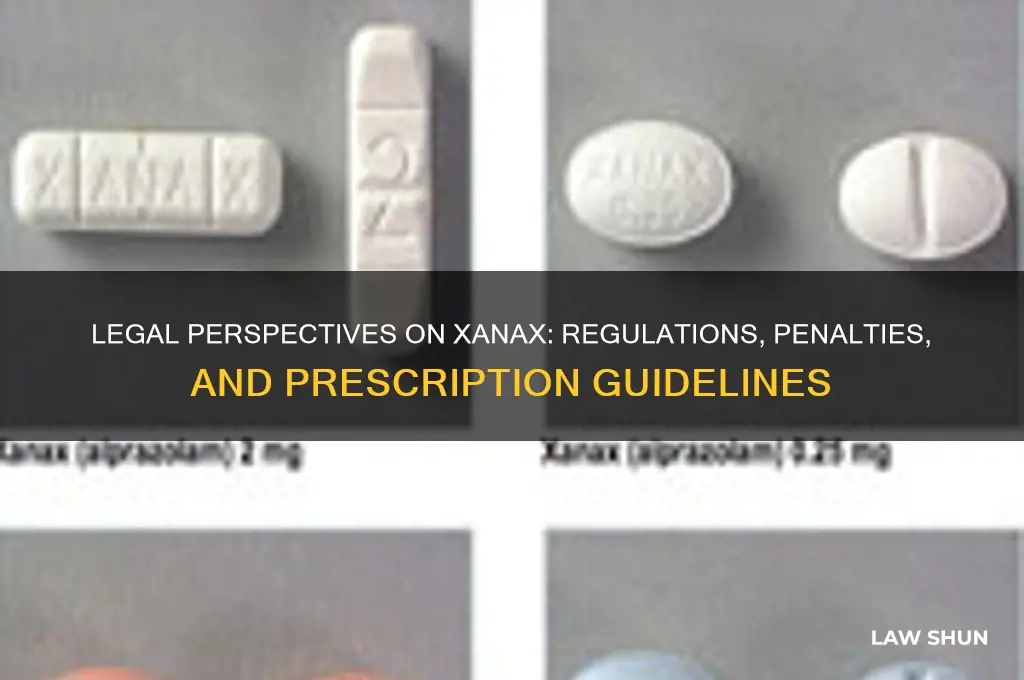 Legal Perspectives On Xanax: Regulations, Penalties, And Prescription ...