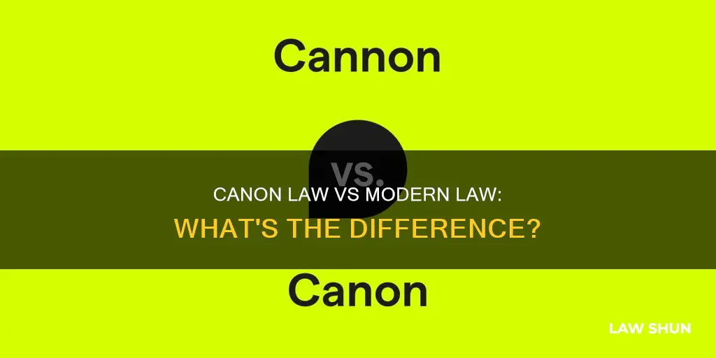 Canon Law Vs Modern Law: What's The Difference? | LawShun