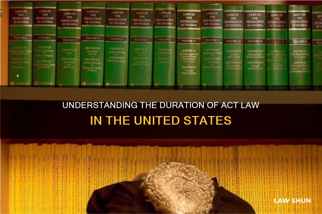 Understanding The Duration Of Act Law In The United States | LawShun