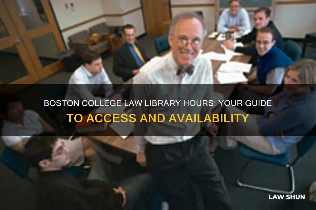 Boston College Law Library Hours: Your Guide To Access And Availability ...