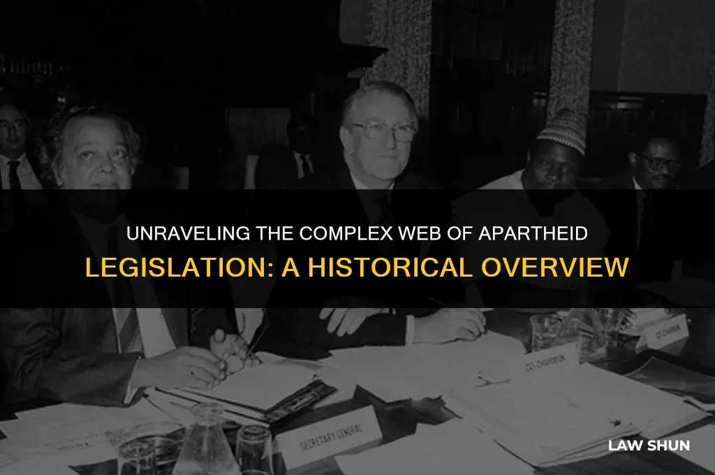 Unraveling The Complex Web Of Apartheid Legislation: A Historical ...