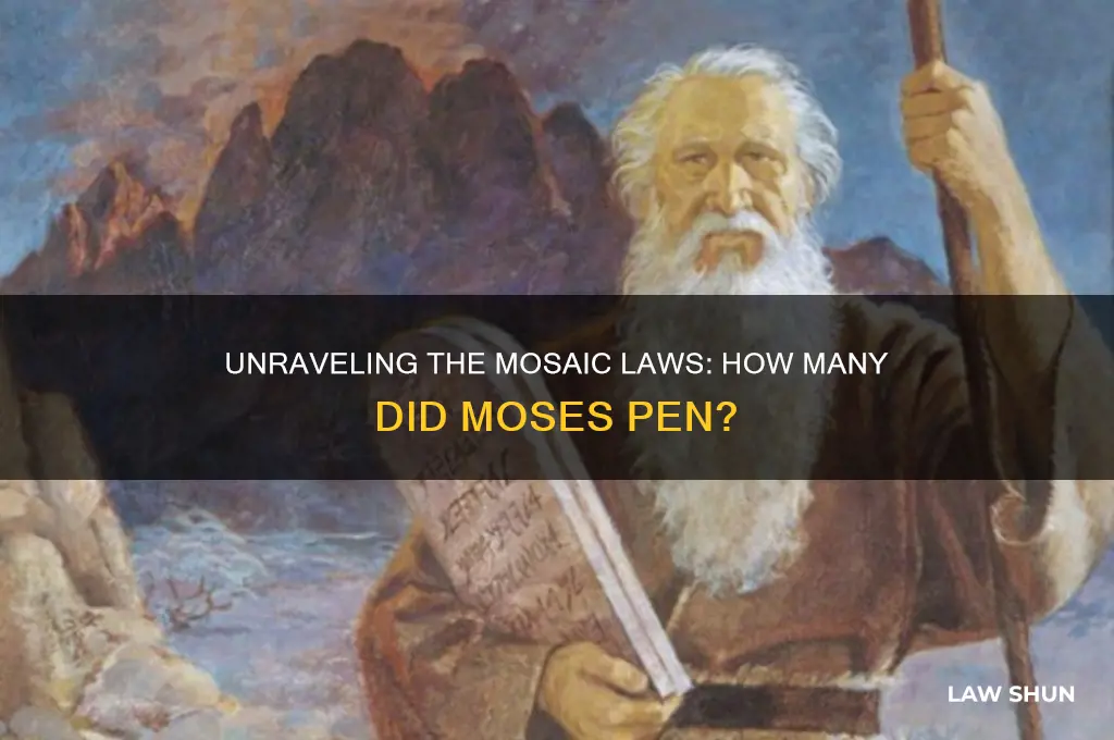 Unraveling The Mosaic Laws: How Many Did Moses Pen? | LawShun