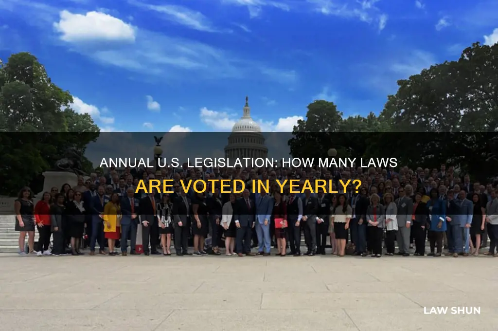 Annual U.S. Legislation: How Many Laws Are Voted In Yearly? | LawShun