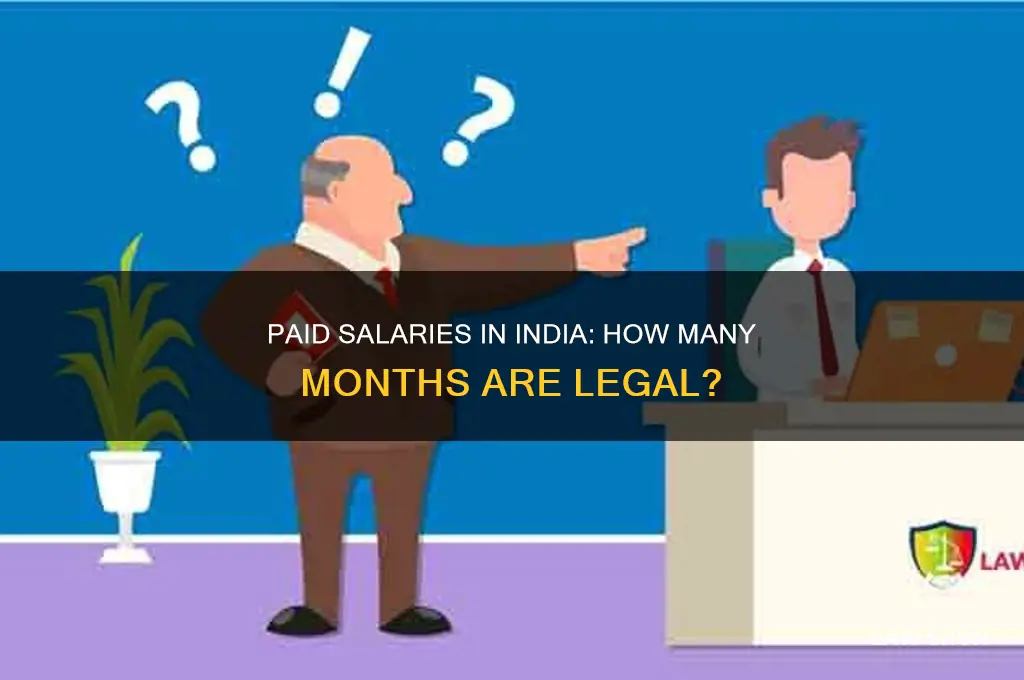 Paid Salaries In India: How Many Months Are Legal? | LawShun