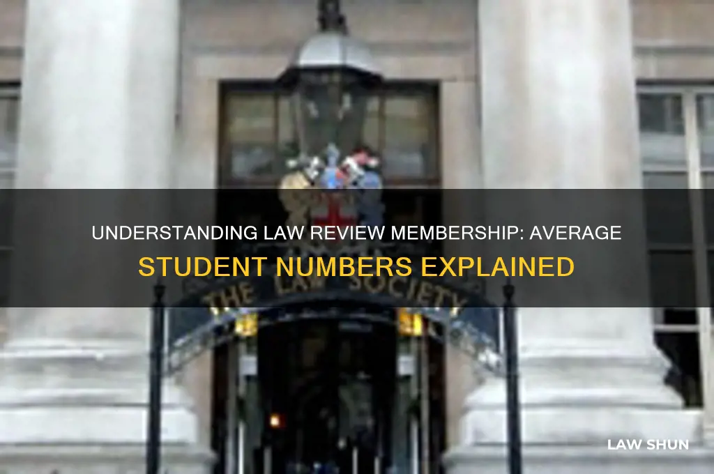 Understanding Law Review Membership: Average Student Numbers Explained ...