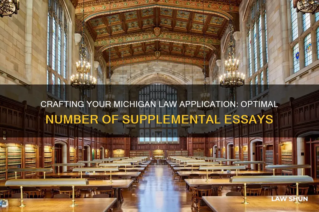 Crafting Your Michigan Law Application: Optimal Number Of Supplemental ...