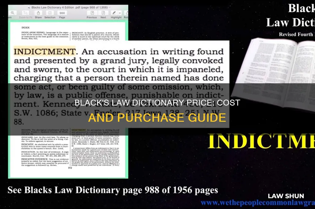 Black's Law Dictionary Price: Cost And Purchase Guide | LawShun