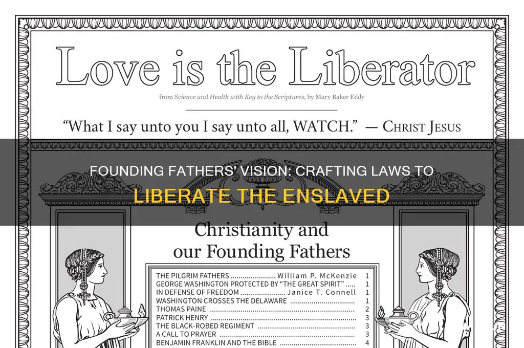 Founding Fathers' Vision: Crafting Laws To Liberate The Enslaved | LawShun