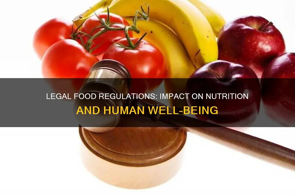 Legal Food Regulations: Impact On Nutrition And Human Well-Being | LawShun