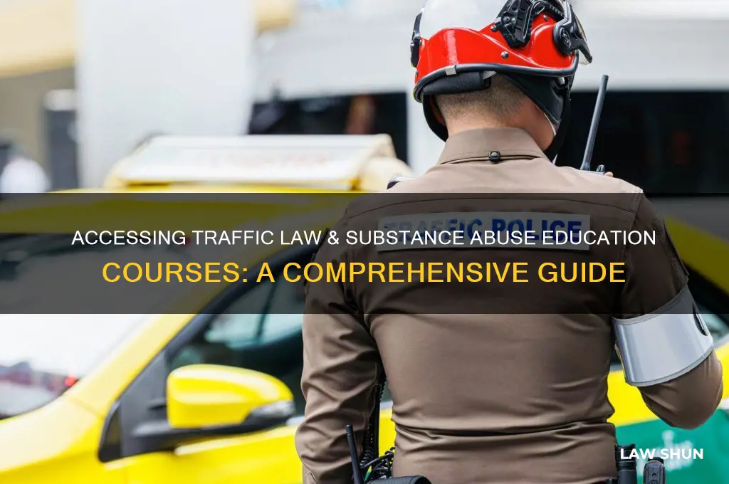 Accessing Traffic Law & Substance Abuse Education Courses: A ...