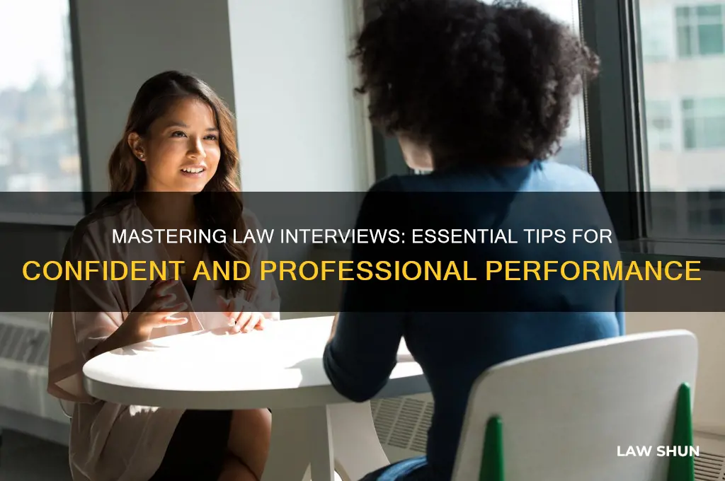 Mastering Law Interviews: Essential Tips For Confident And Professional ...