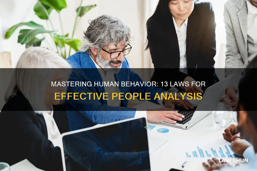 Mastering Human Behavior: 13 Laws For Effective People Analysis | LawShun