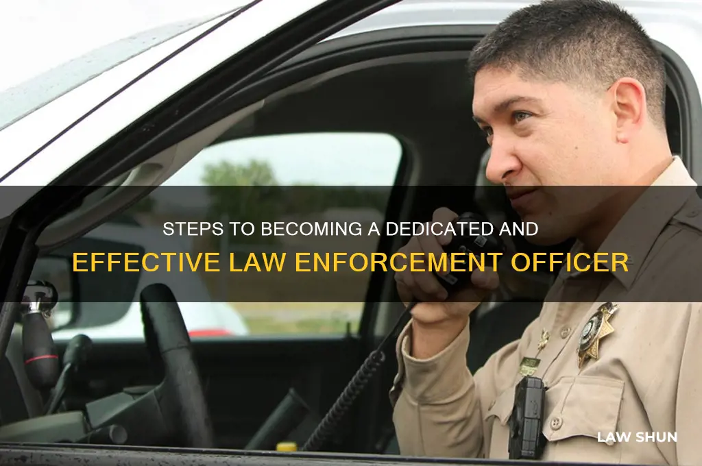 Steps To Becoming A Dedicated And Effective Law Enforcement Officer ...
