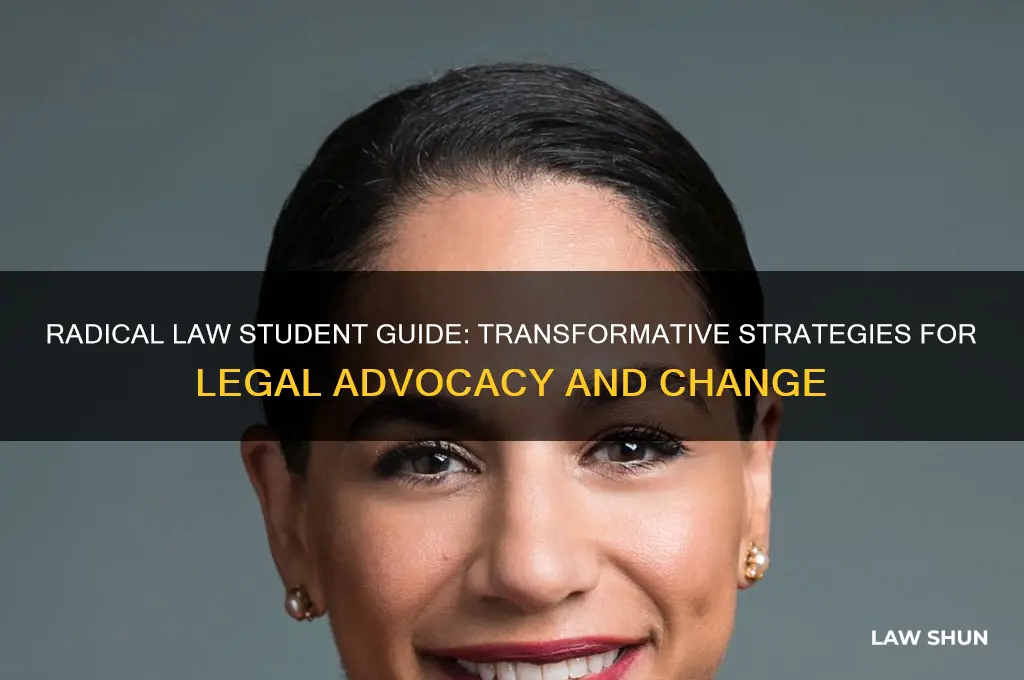 Radical Law Student Guide: Transformative Strategies For Legal Advocacy ...