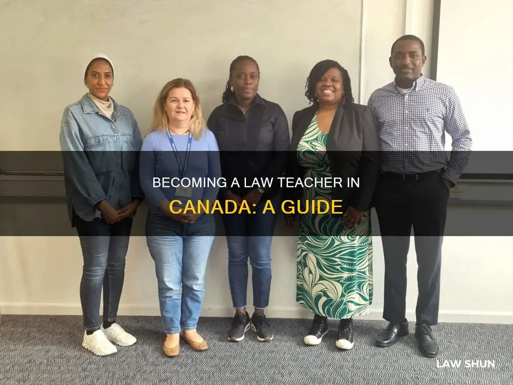 Becoming A Law Teacher In Canada: A Guide | LawShun