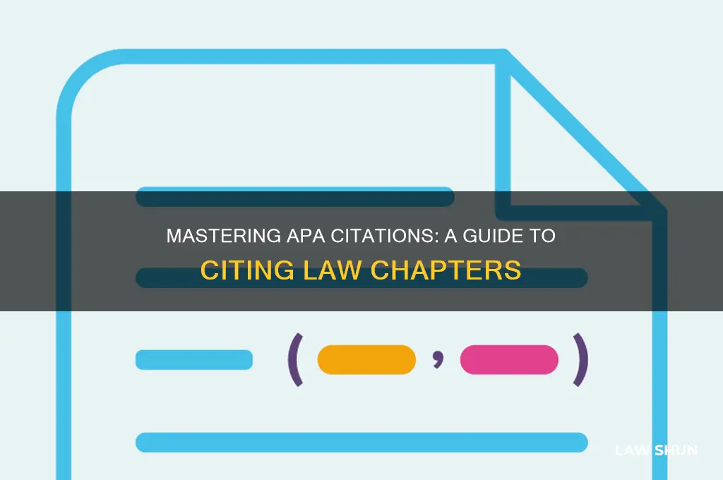 Mastering Apa Citations: A Guide To Citing Law Chapters | LawShun