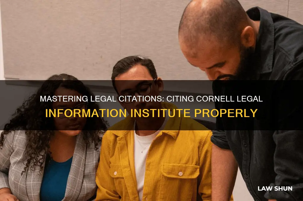 Mastering Legal Citations: Citing Cornell Legal Information Institute ...