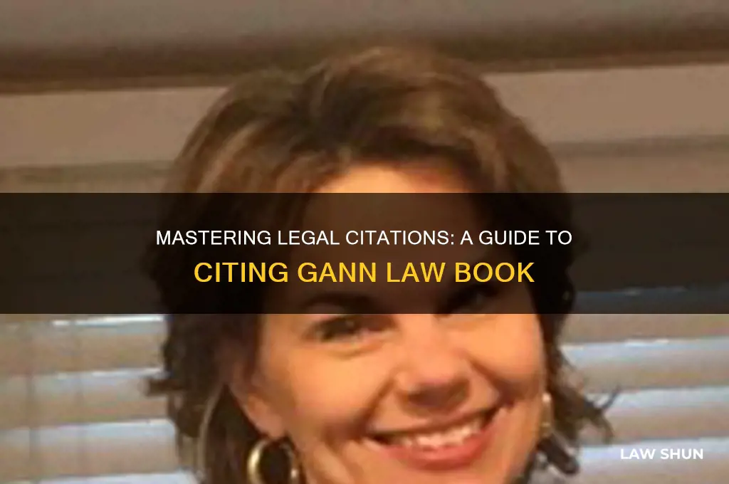 Mastering Legal Citations: A Guide To Citing Gann Law Book | LawShun