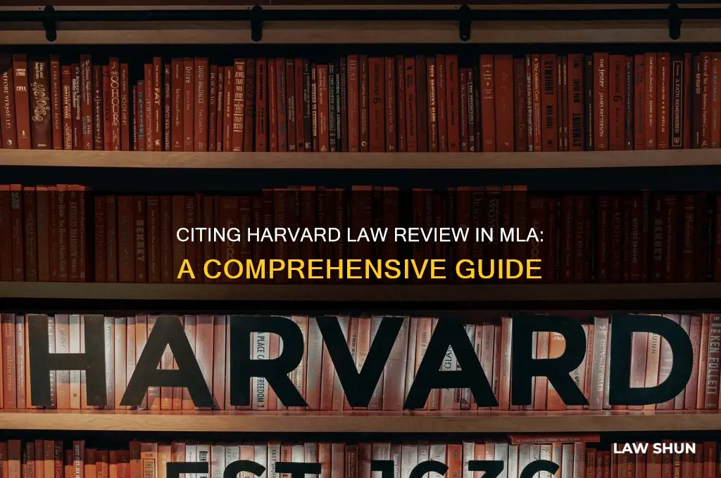 Citing Harvard Law Review In Mla: A Comprehensive Guide | LawShun