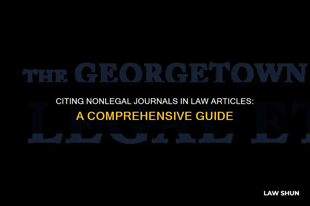 Citing Nonlegal Journals In Law Articles: A Comprehensive Guide | LawShun