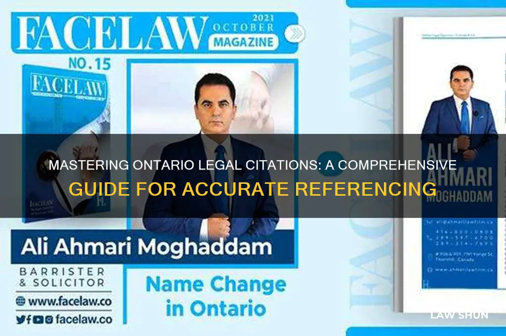 Mastering Ontario Legal Citations: A Comprehensive Guide For Accurate ...