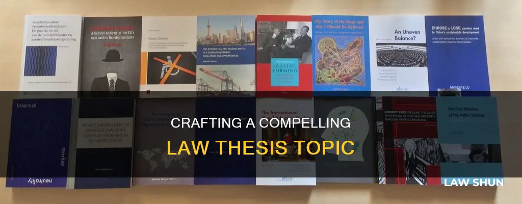 Crafting A Compelling Law Thesis Topic | LawShun