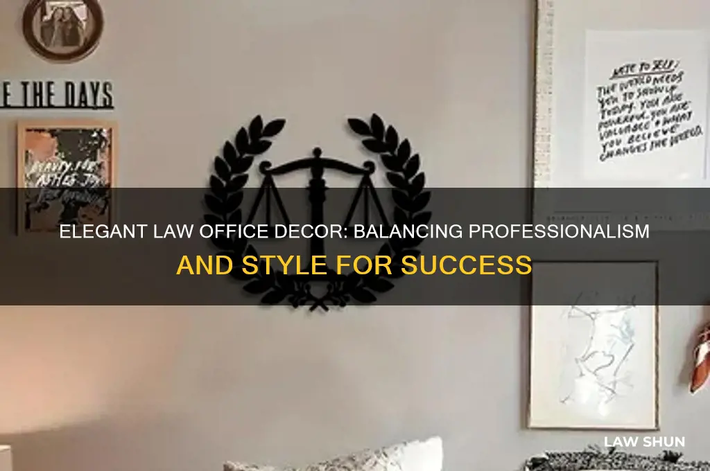 Elegant Law Office Decor: Balancing Professionalism And Style For ...