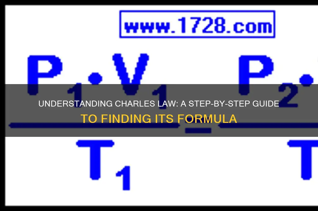 Understanding Charles Law: A Step-By-Step Guide To Finding Its Formula ...