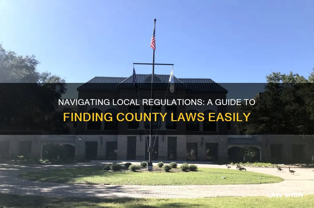 Navigating Local Regulations: A Guide To Finding County Laws Easily ...