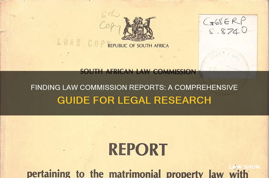 Finding Law Commission Reports: A Comprehensive Guide For Legal ...