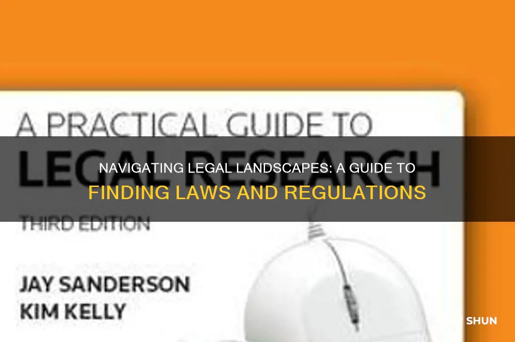 Navigating Legal Landscapes: A Guide To Finding Laws And Regulations ...