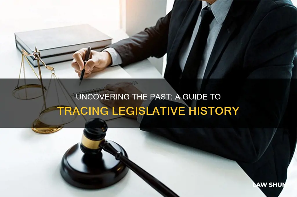 Uncovering The Past: A Guide To Tracing Legislative History | LawShun