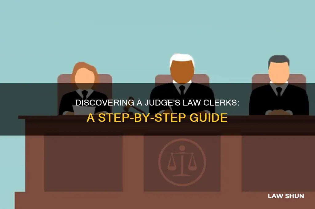 Discovering A Judge's Law Clerks: A Step-By-Step Guide | LawShun