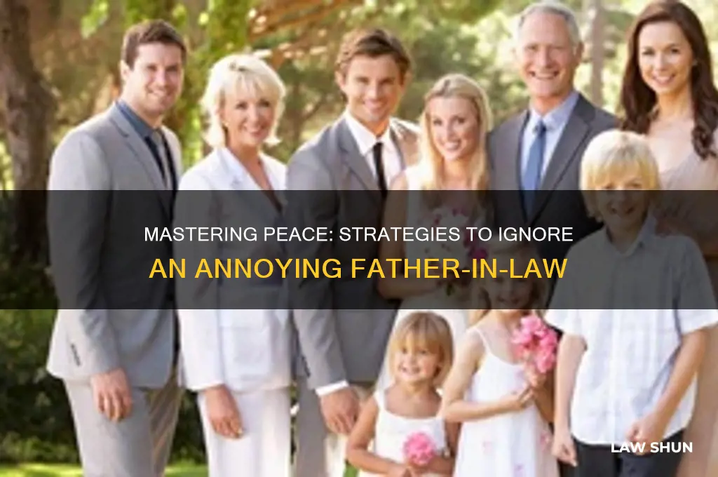 Mastering Peace: Strategies To Ignore An Annoying Father-In-Law | LawShun